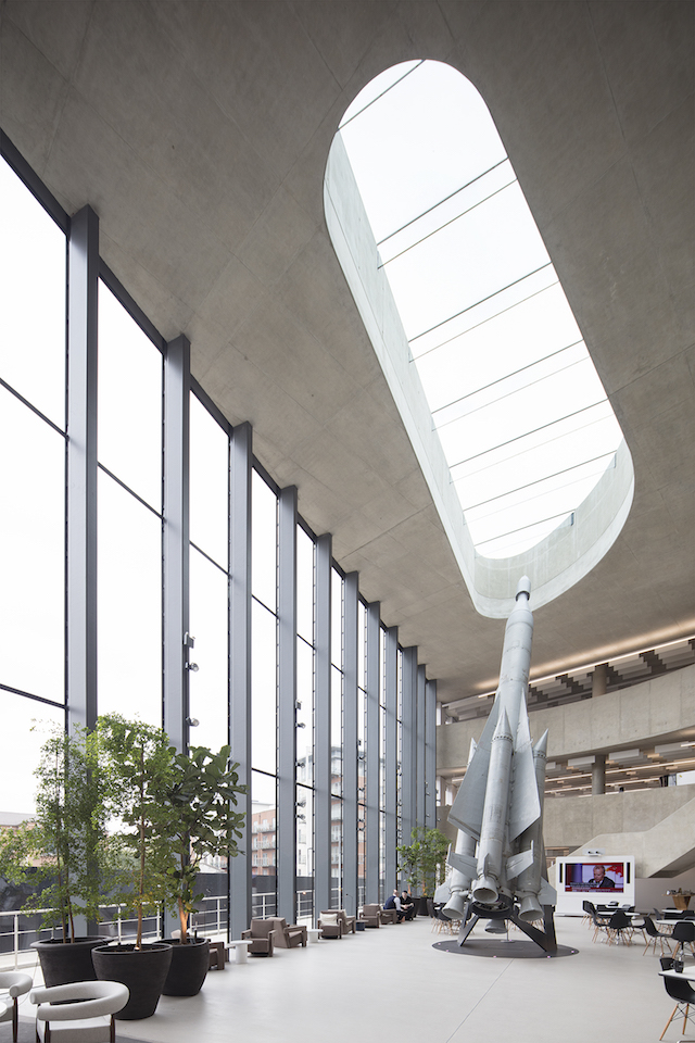 WICONA window system frames historic skyline at Hiscox building