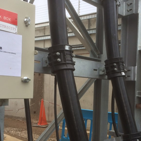 Cable Guide Clamp utilised by ABB in Crossrail scheme