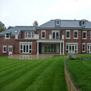 Black Millwork timber windows and doors specified for award-winning mansion