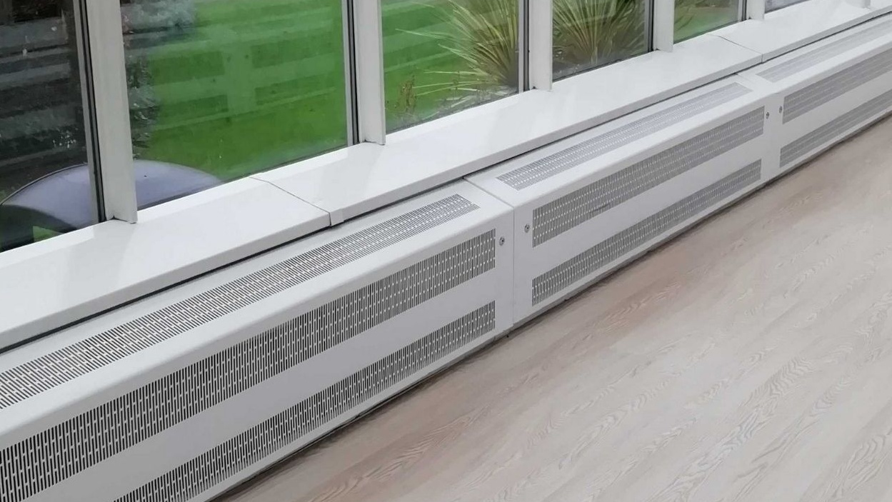 Installing a DeepClean hospital radiator cover within a live ward ...