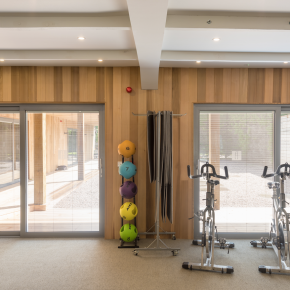 Silva Timber provides contemporary cladding for new gym and spa