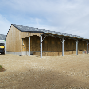 Hadley UltraZED purlins featuring in new grain store at TV farm ...