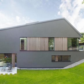 Weber multi-coat render system for stunning new build home ...