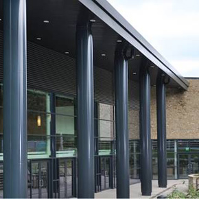 Bespoke column casings installed at Yorkshire Event Centre